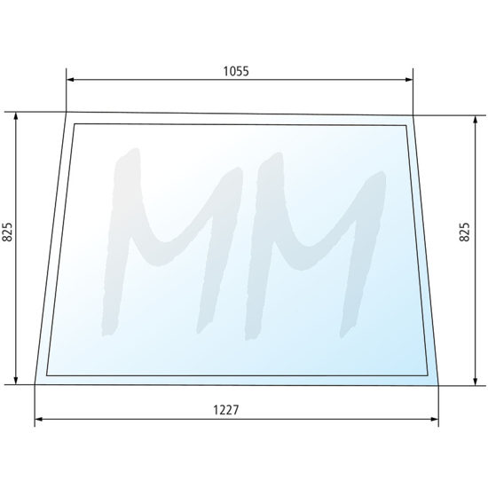 Vetrobransko steklo, fiksno Deutz-Fahr, John Deere in David Brown ...